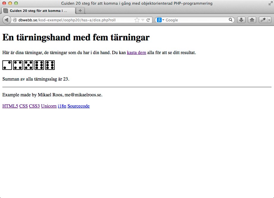 Kom igång med objektorienterad PHP-programmering på 20 steg | dbwebb
